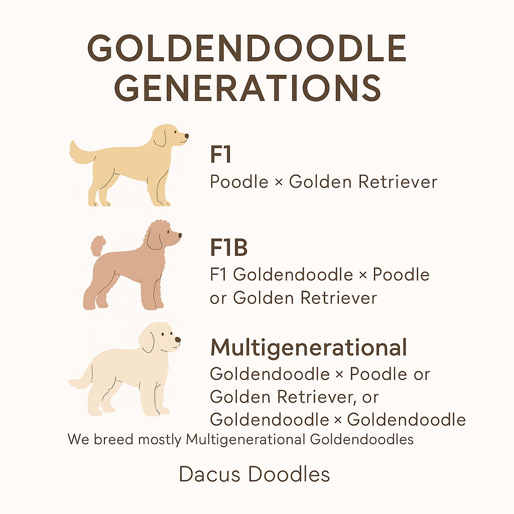 Goldendoodle Generations – Dacus Doodles